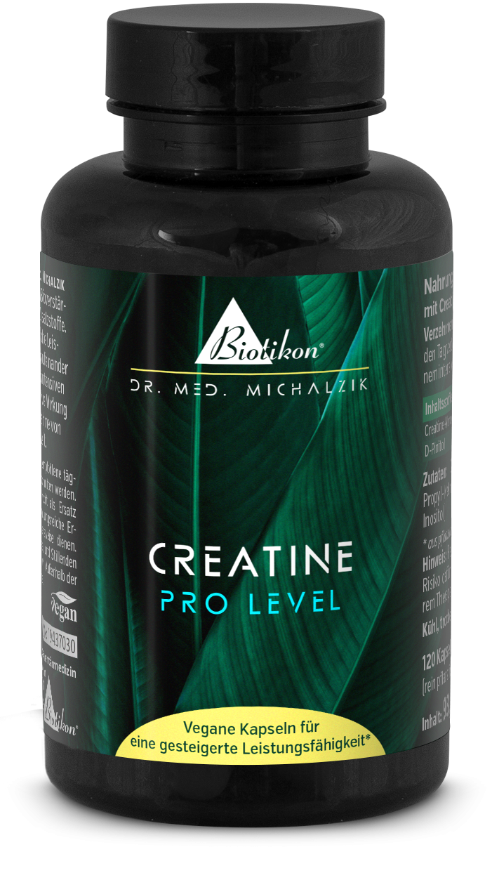 Capsules Creatine Pro Level – Augmente la force et l'endurance | Biotikon